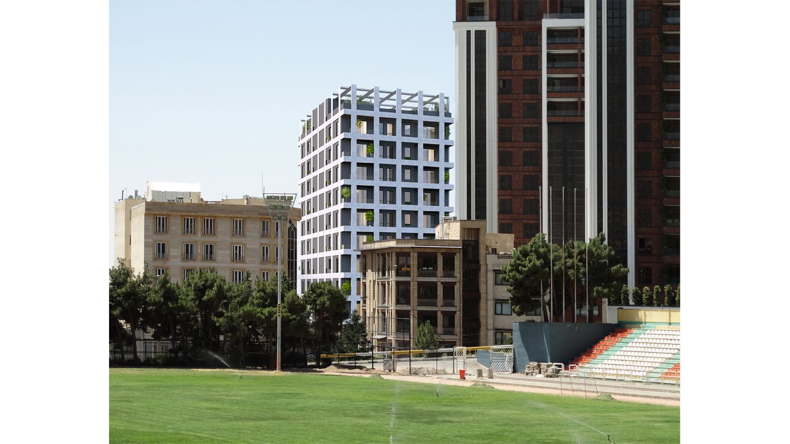 Design a façade that, despite its inner anarchic, has an integrated and ...